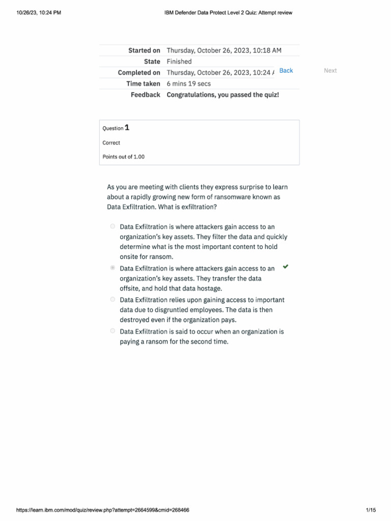 IBM Storage Defender Data Protect Level 2 PDF | PDF | Backup | Computer Cluster
