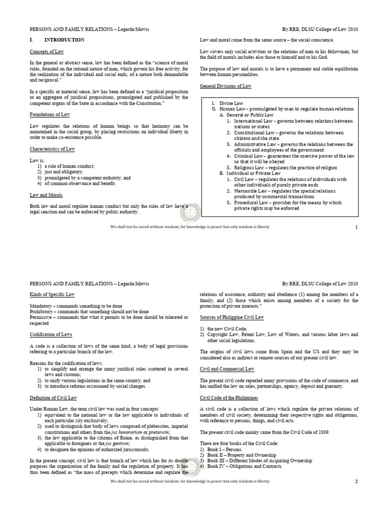 PFR Reviewer | PDF | Precedent | Repeal