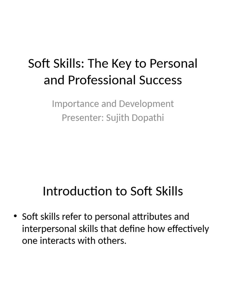 Soft_Skills_Presentation | PDF