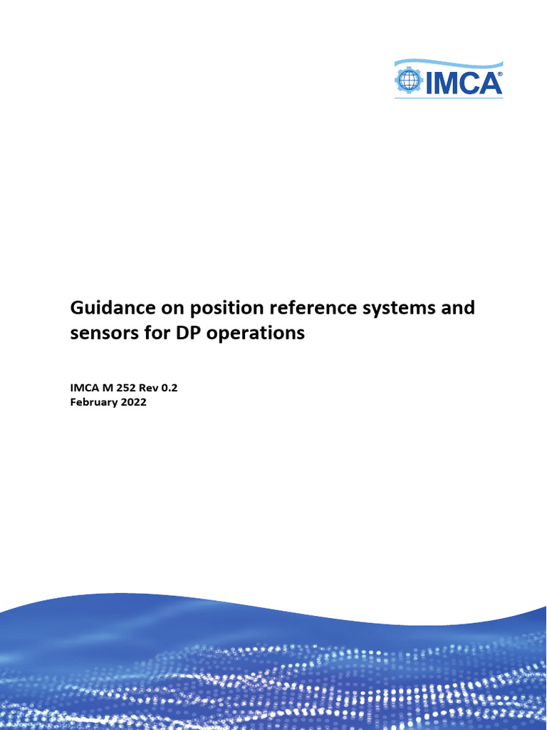 IMCA M252-Rev-0.2 Guidance On Position Reference Systems and | PDF ...
