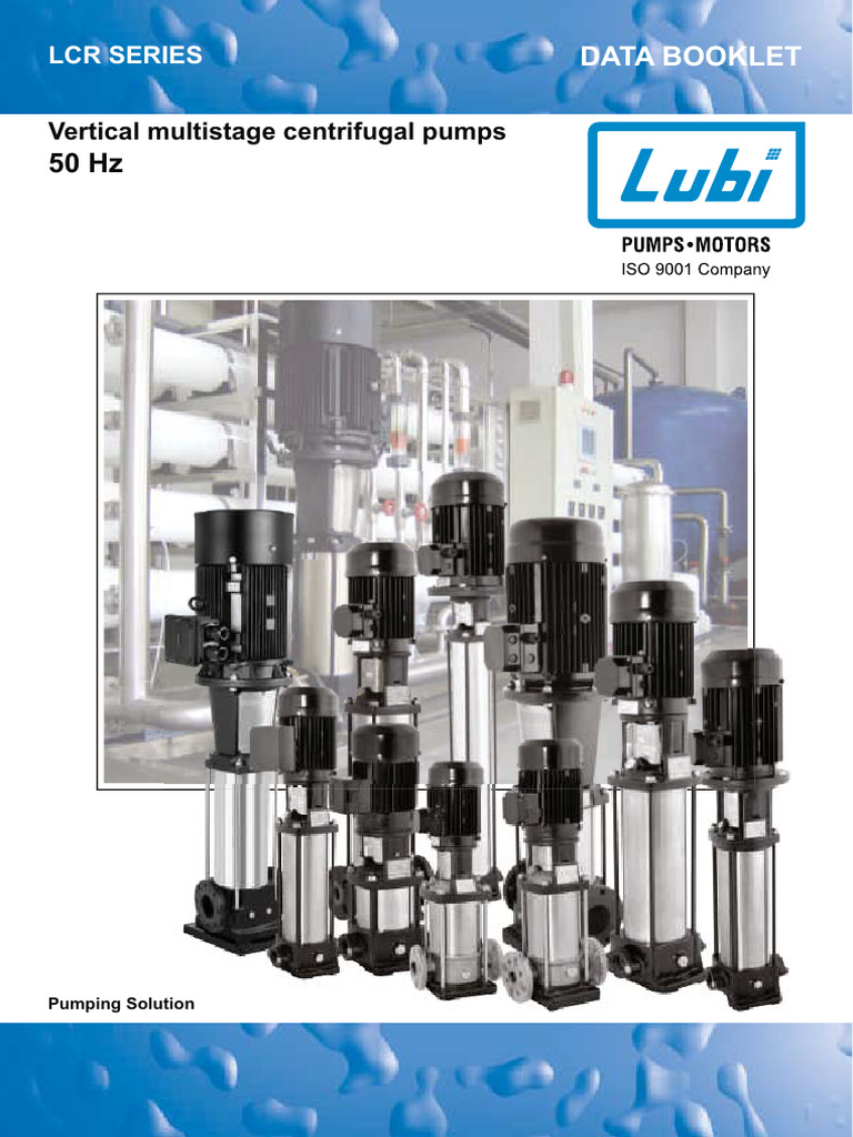 Lubi Vertical Multistage Centrifugal Pumps | PDF
