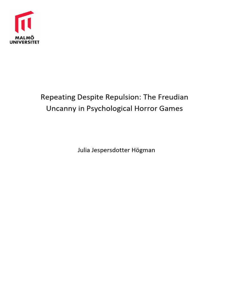 Freudian Uncanny in Horror Games | PDF | Games & Activities