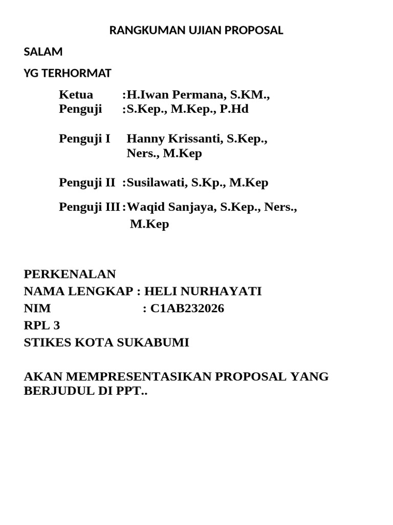 Rangkuman Presentasi | PDF