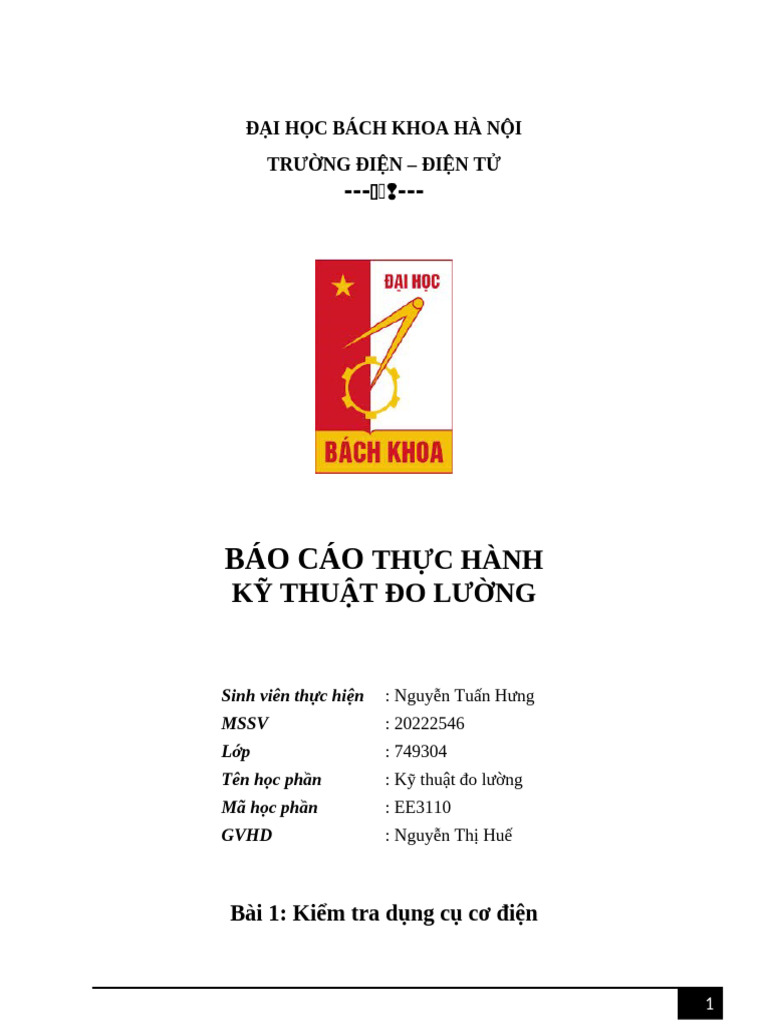 Báo-cáo-thí-nghiệm do luong | PDF