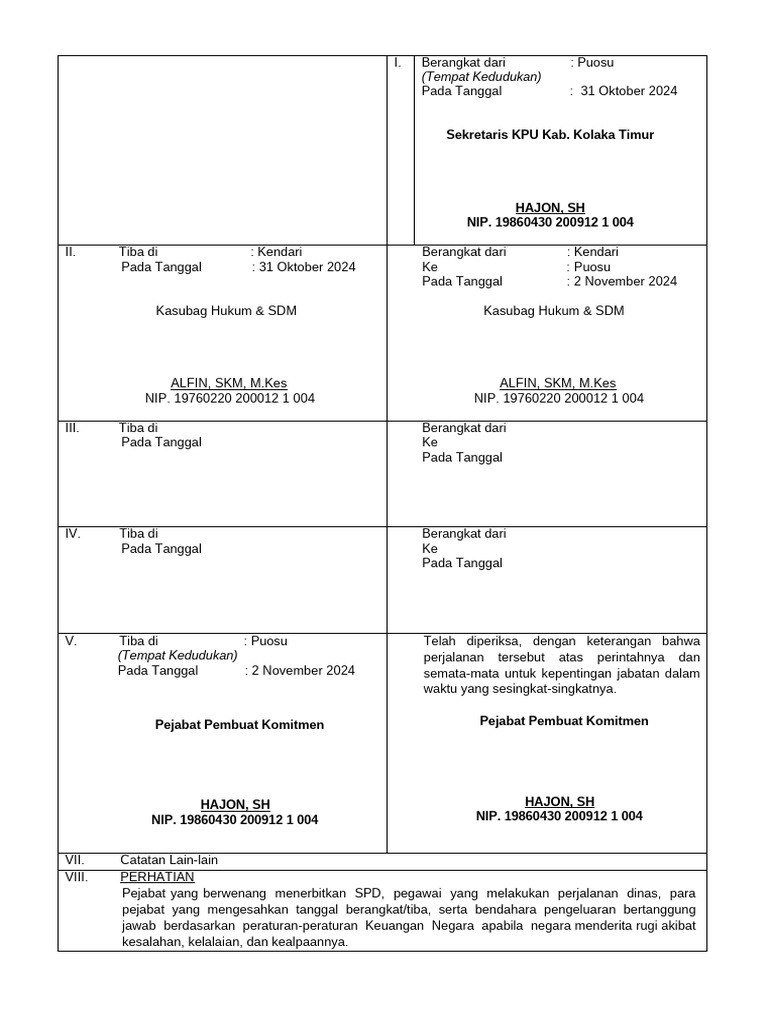 Blangko Visum Puosu Tot | PDF