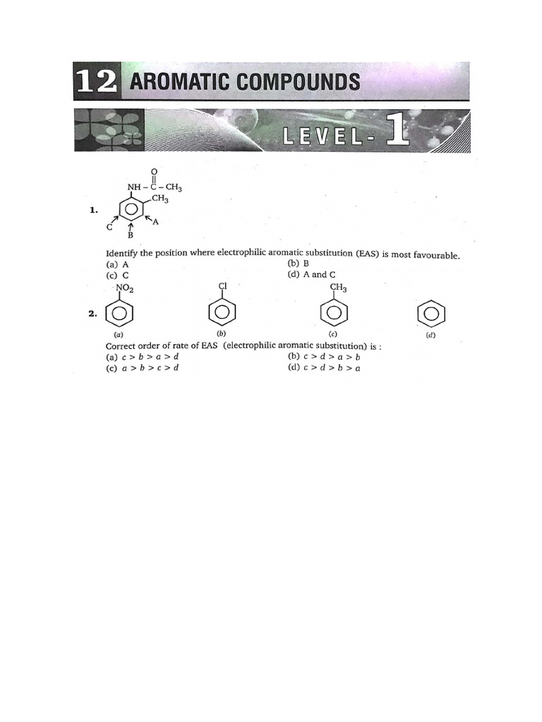 Aromatic Compounds | PDF