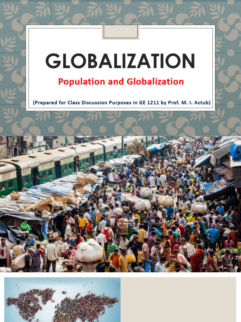 5 Globalization - Population and Globalization | PDF | Globalization ...