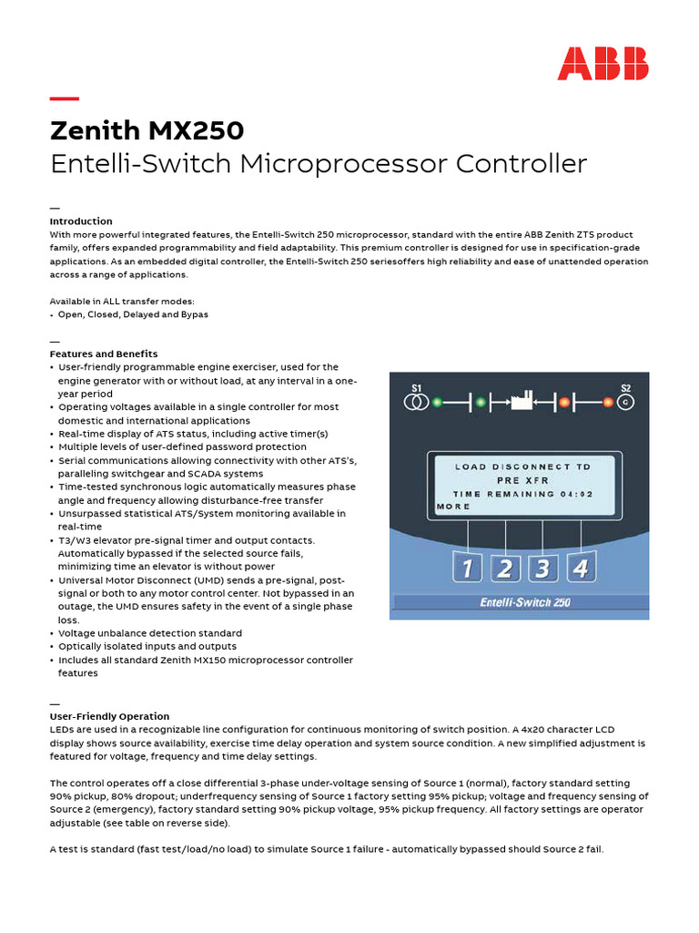 PB-1106 - 19-09 MX250 Series Microprocessor Controller | PDF | Computer ...