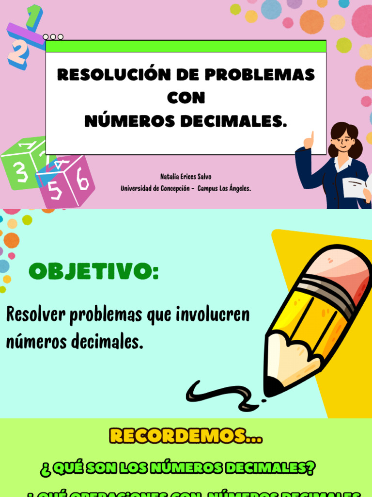 Problemas Resueltos con Números Decimales | PDF | Métodos y materiales de enseñanza | Arte