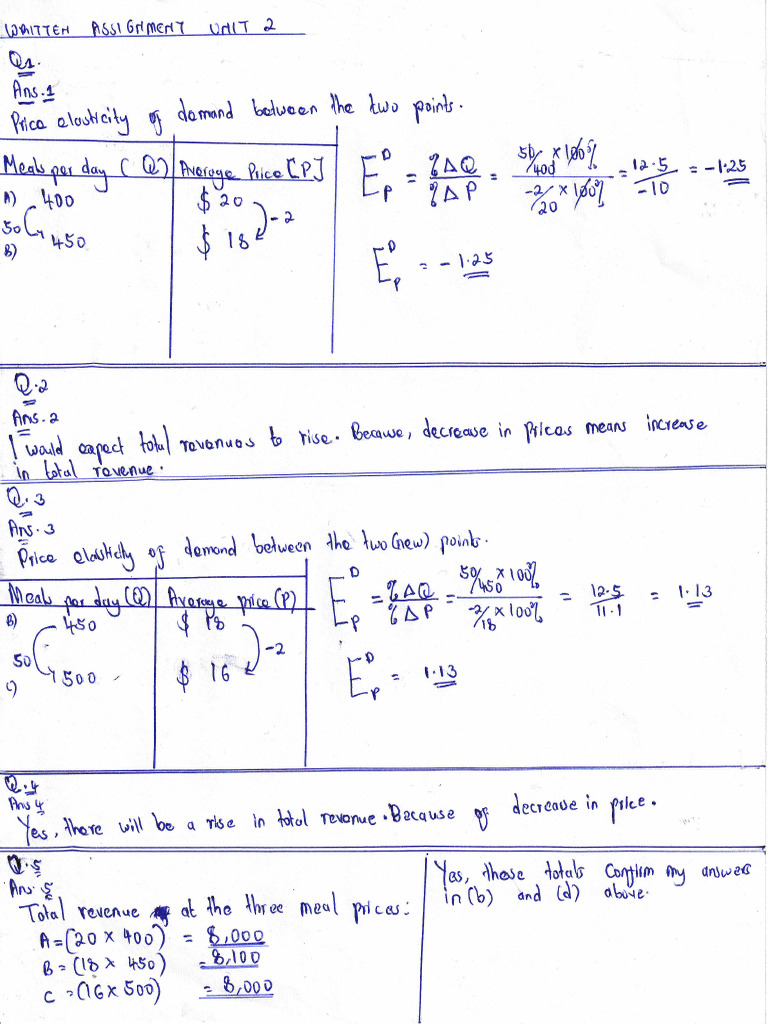 Written Assignment 2 | PDF