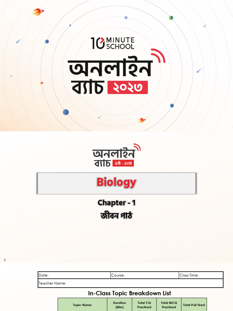 10 Ms SSC Biology 23 | PDF