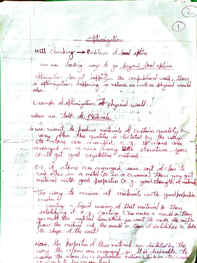 (AI) Hill Climbing Algorithm - AI | PDF