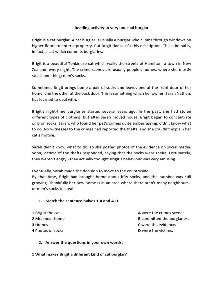 READING Activity 2 | PDF