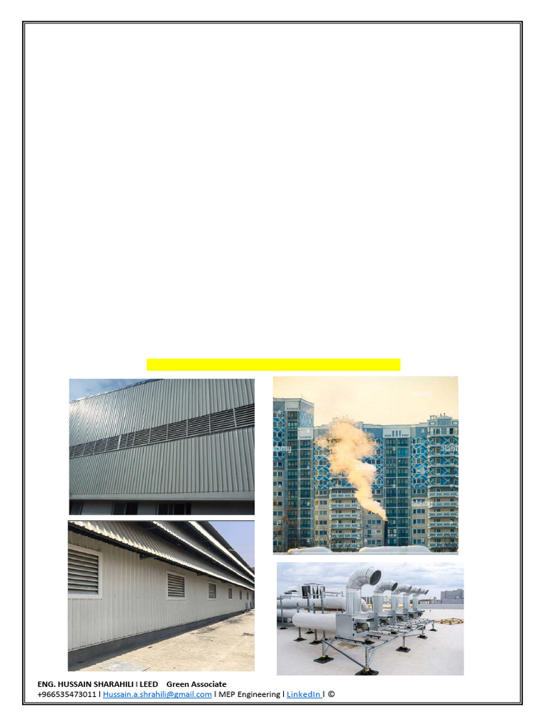 (Building Air Intake and Exhaust Design | PDF | Ventilation ...