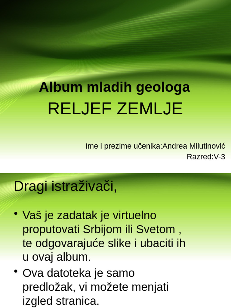 Reljef Zemlje | PDF