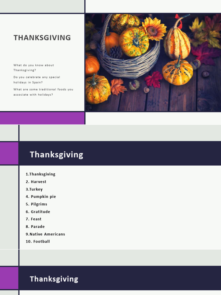 Thanksgiving | PDF | Thanksgiving | Foods