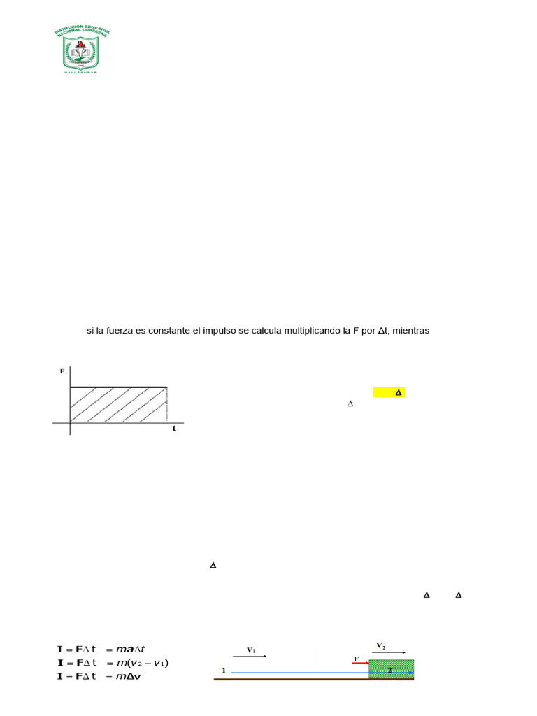 Guía # 17 Fisica 10 | PDF | Impulso | Fuerza