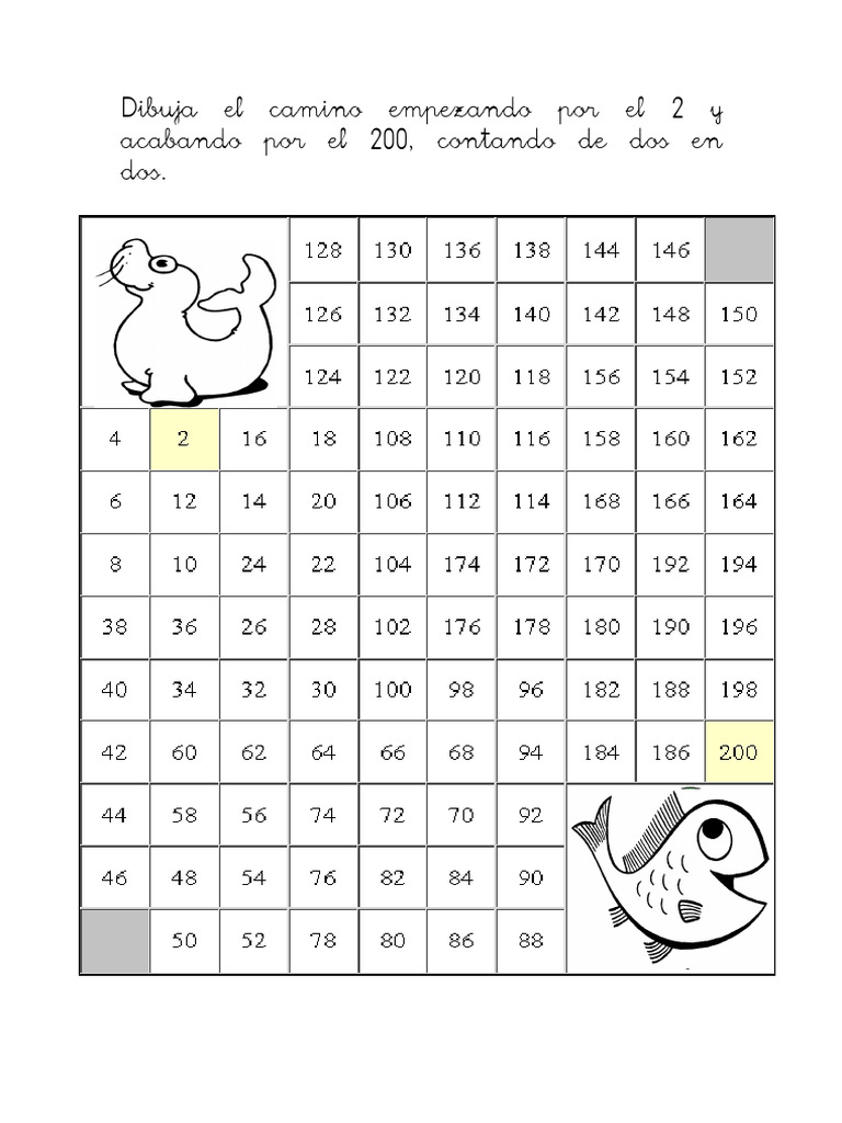 4laberintos Contando de 2 en 2 Fichas de 21 A La 40 | PDF | Hogar, jardinería y bricolaje | Arte