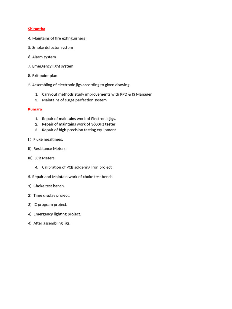 Fire Safety and Equipment Maintenance Guide | PDF
