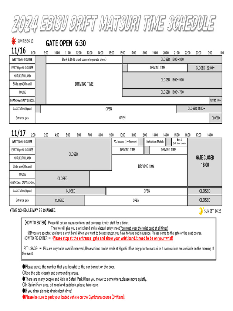 Ebisu circuit time line | PDF | Transport