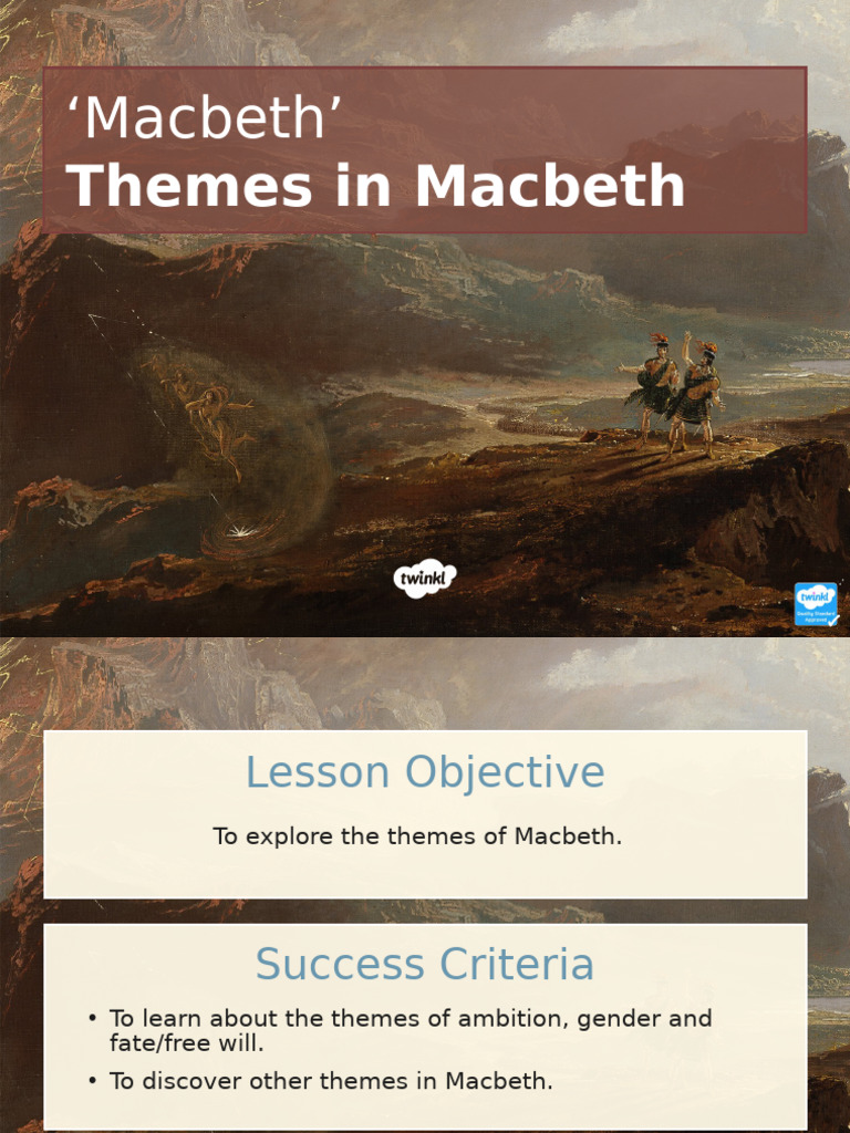 Theme in Macbeth - PowerPoint | PDF | Macbeth