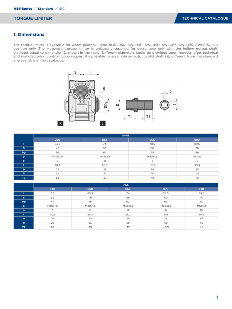 VSF - Torque Limiter | PDF | Machines | Gear
