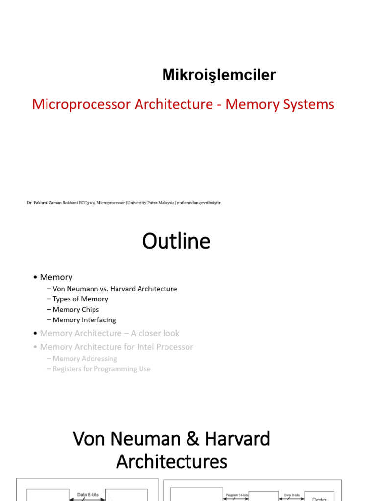 Week4 - Microprocessor Architecture - Memory Systems | PDF