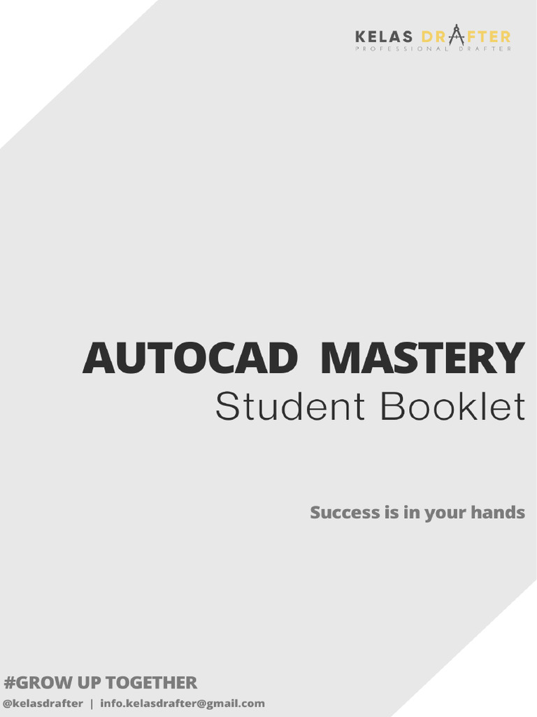 05-Booklet Autocad Mastery | PDF | Seni | Komputer