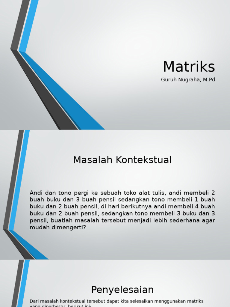 Matriks | PDF