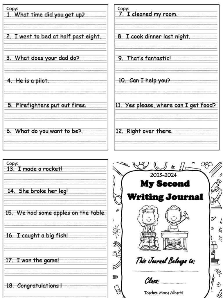 Writing Journal Prompts for Students | PDF