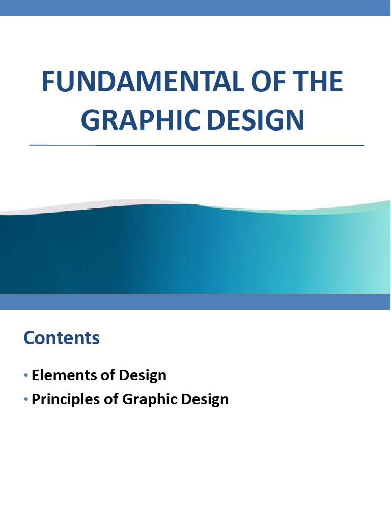 Fundamental of The Graphic Design | PDF | Composition (Visual Arts)