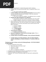 AP Seminar IWA Outlining: Introduction. Include Answers To The ...