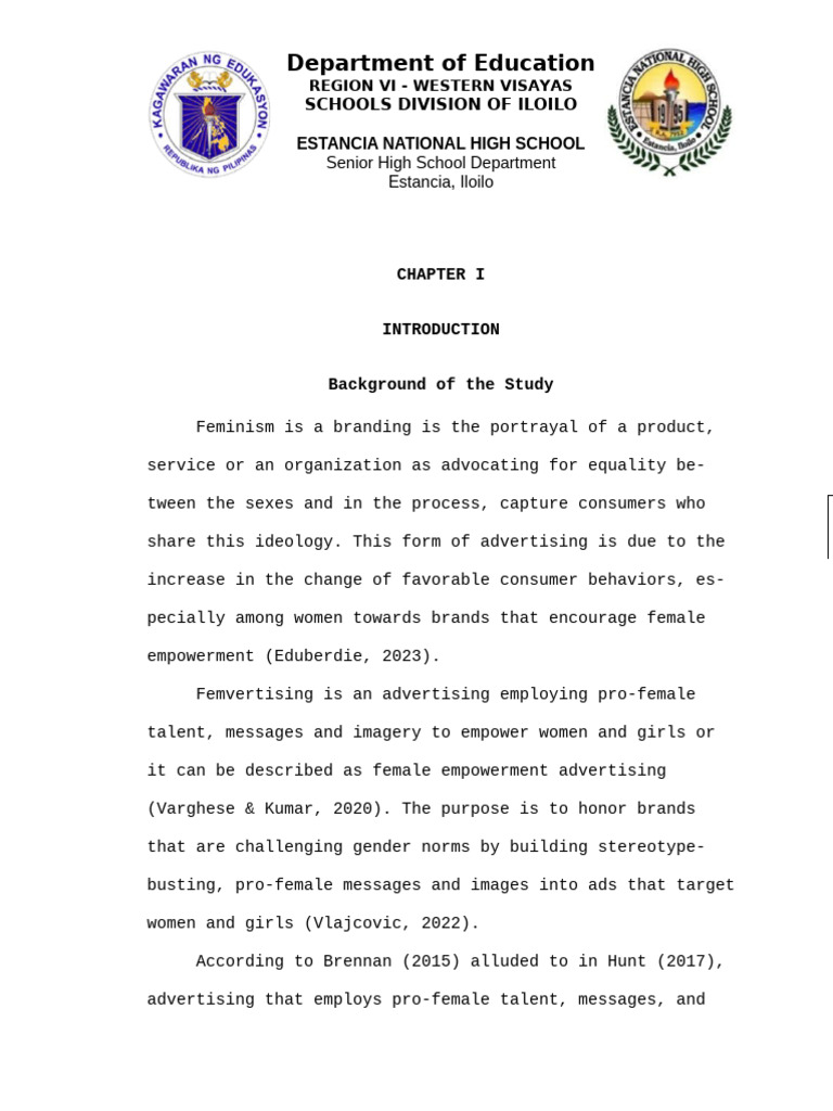 Sample-Concept-Paper | PDF | Gender | Gender Studies