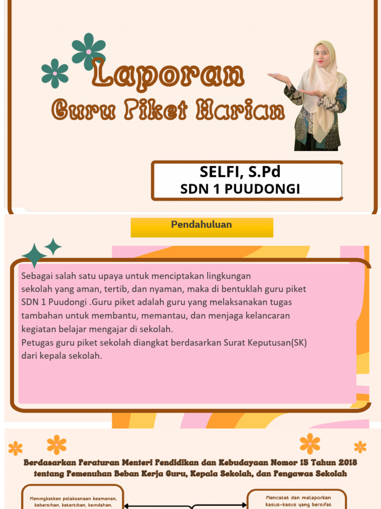 Laporan Piket Selfi | PDF | Karier & Perkembangan