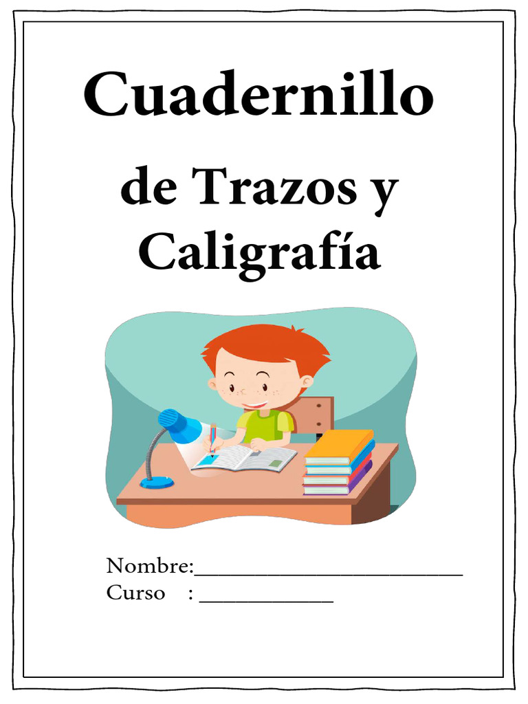 Cuadernillo de Trazos y Caligrafia - 1-2 | PDF | Escritura ...