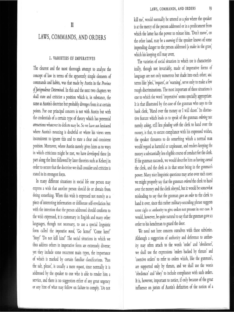 H.L.A Hart - The Concept of Law, Preface (Part 1) | PDF | Criminal Law ...