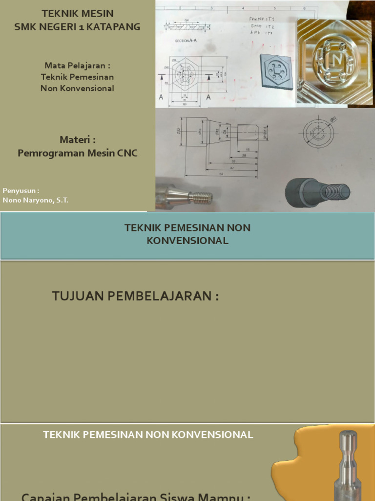 Presentation Pemrograman Mesin CNC | PDF
