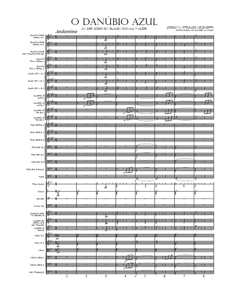 Danubio Azul Grade | PDF | Saxophone | Aerophones