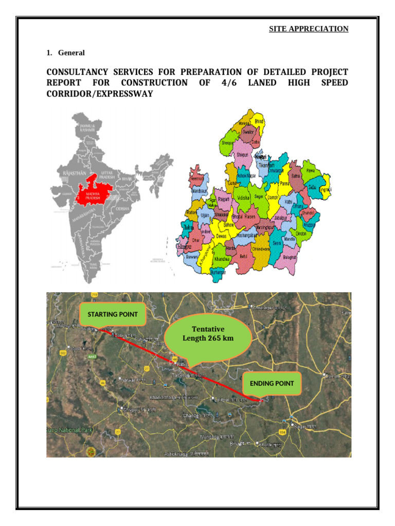 Site Appreciation Pkg-05 Gwalior - Jhansi-UP Border | PDF
