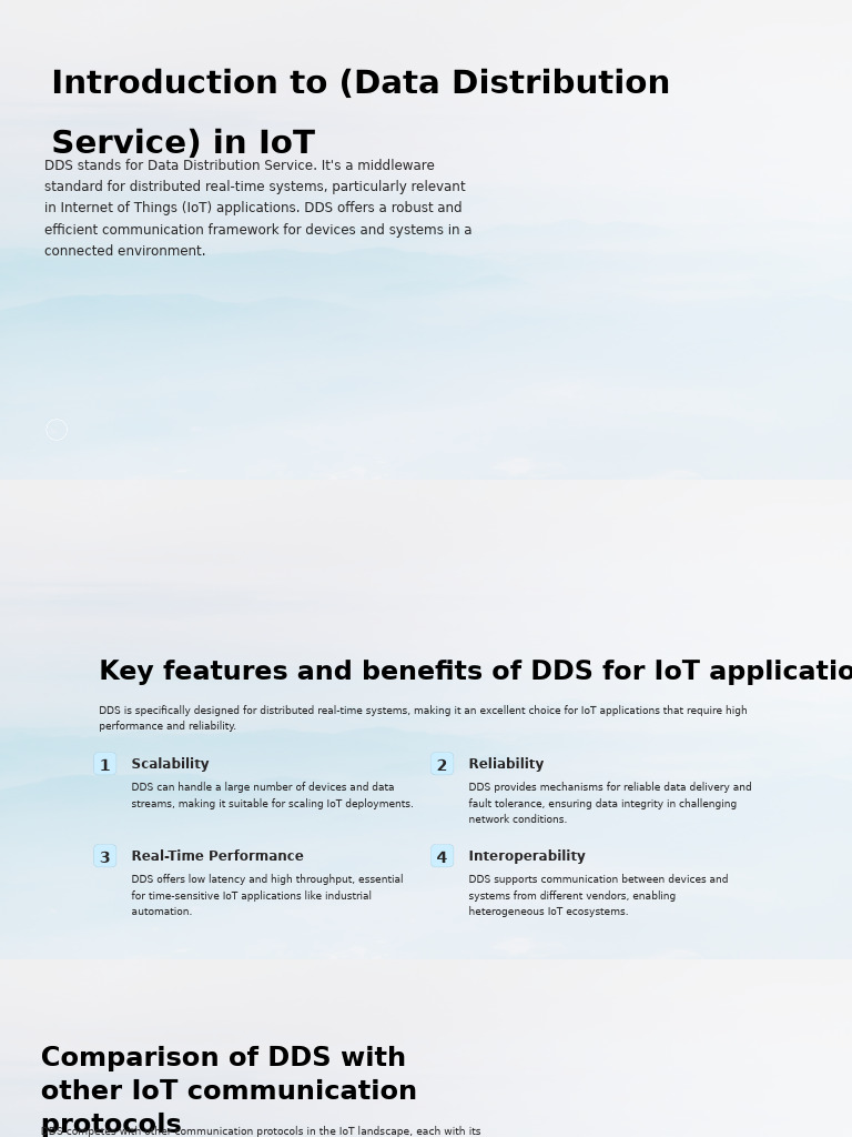 DDS Protocol Overview for IoT Applications | PDF | Internet Of Things ...