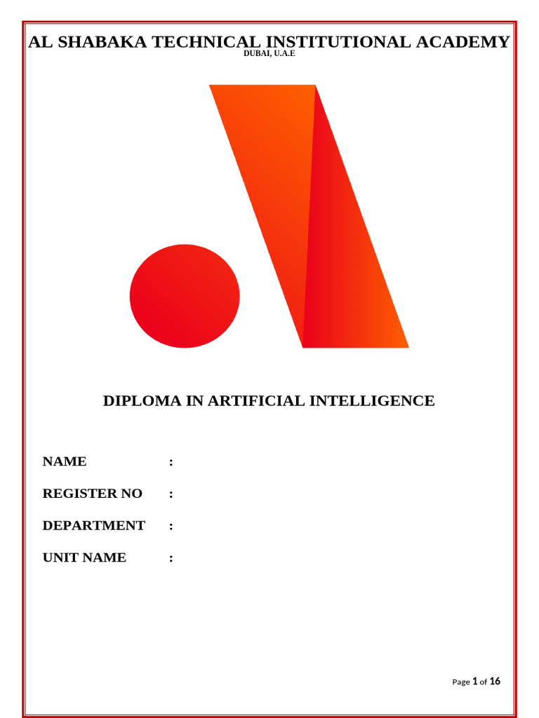 Sample Assignment-Artificial Intelligence) | PDF | Logistic Regression | Machine Learning
