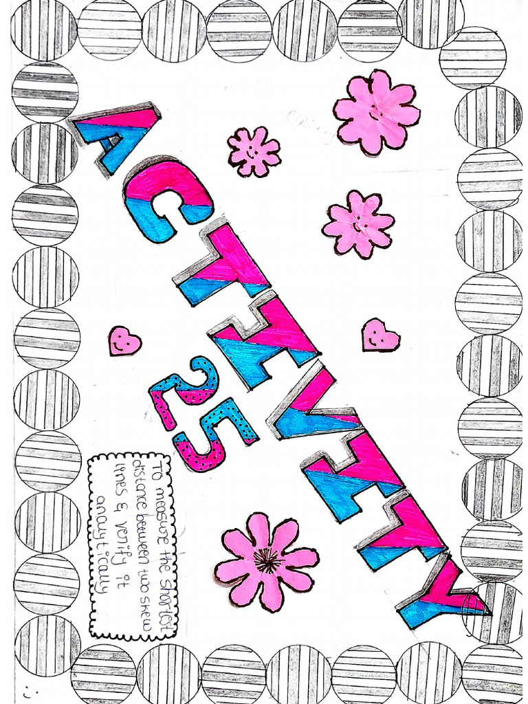 Activity-25 Shortest Distance Between Skew Linee | PDF