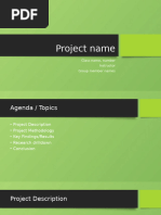 College Project Report Template | PDF