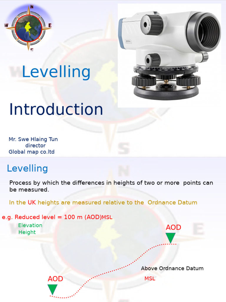 Levelling Introduction Global Map | PDF | Optics | Height Levelling Introduction Global Map | PDF | Optics | Height