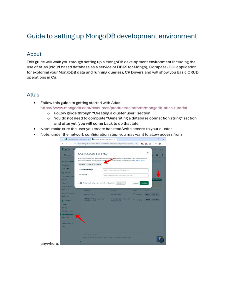 atlas_compass_c_sharp_mongo_setup_guide | PDF