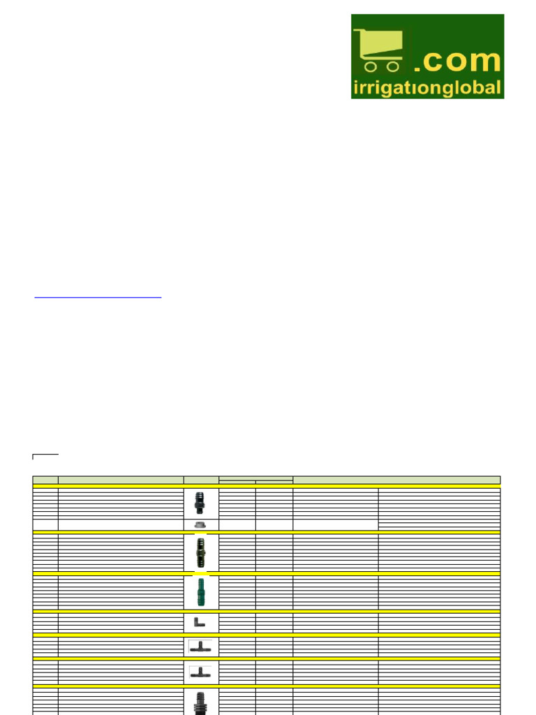 Barb Connectors and Fittings Catalogue | PDF | Pipe (Fluid Conveyance ...