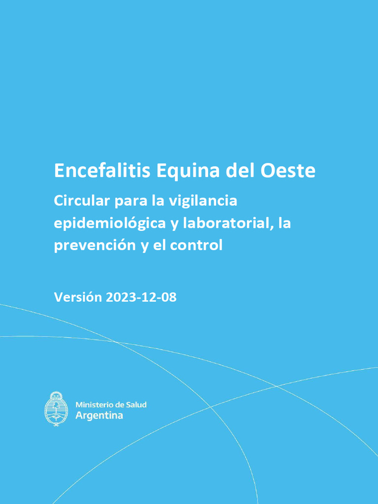 Vigilancia y Control de Encefalitis Equina | PDF | Virus | Enfermedades ...
