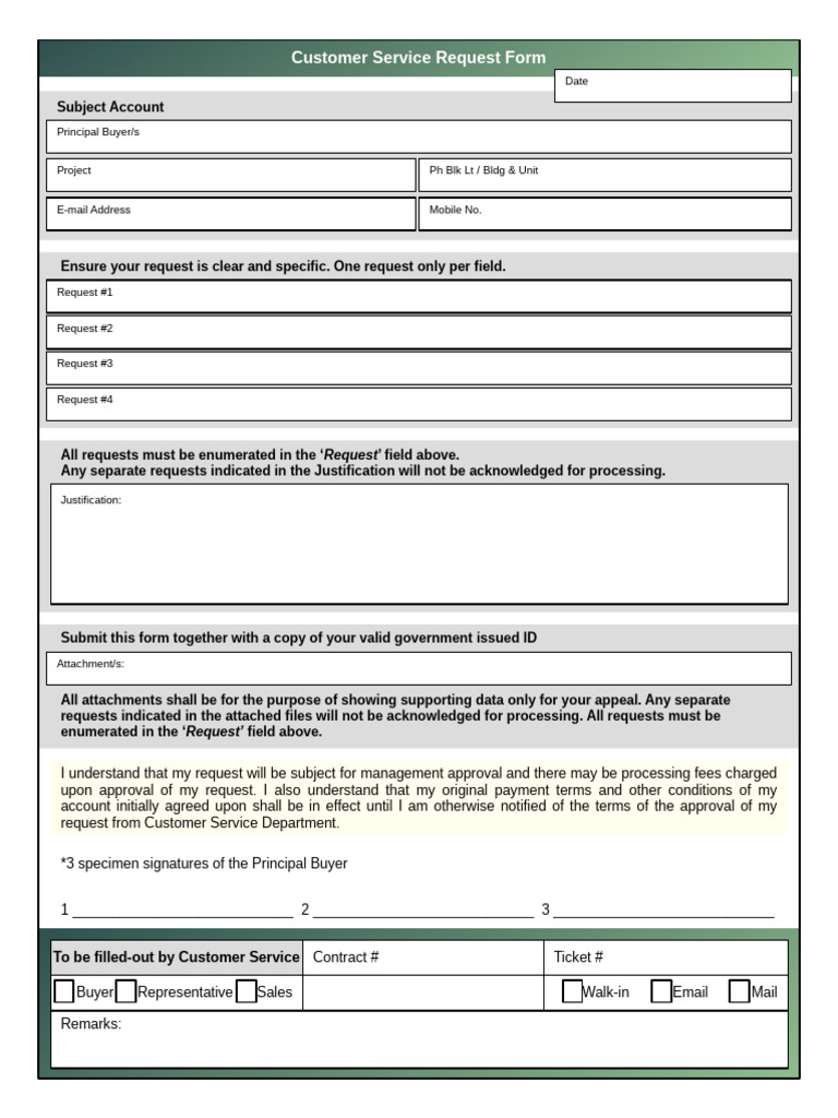 Molex Request Form | PDF | Finance & Money Management