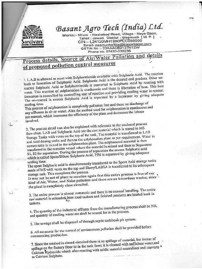 Process Details of Labsa | PDF