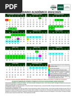 Calendario Académico UVA 2025-2026 | PDF